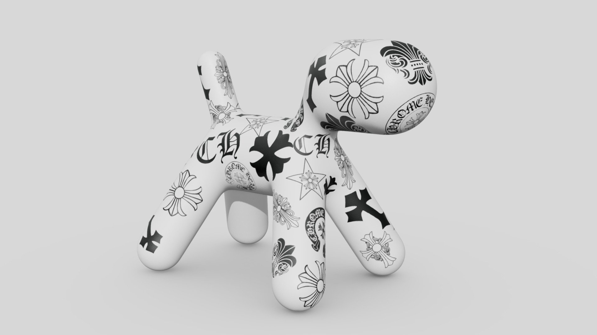 Magis Puppy X Chrome Hearts - 3D model by DesignerKhi [c86c99d] - Sketchfab