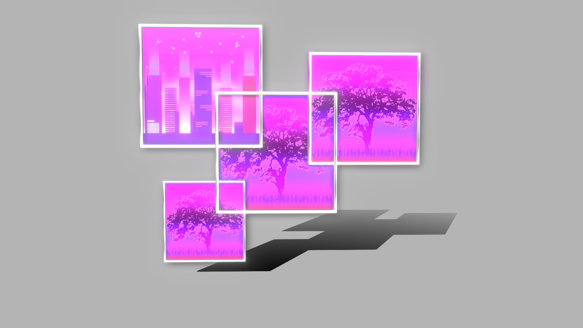 Retro Wall Decor - Buy Royalty Free 3D model by USERVIBE (@us3rvib3 ...