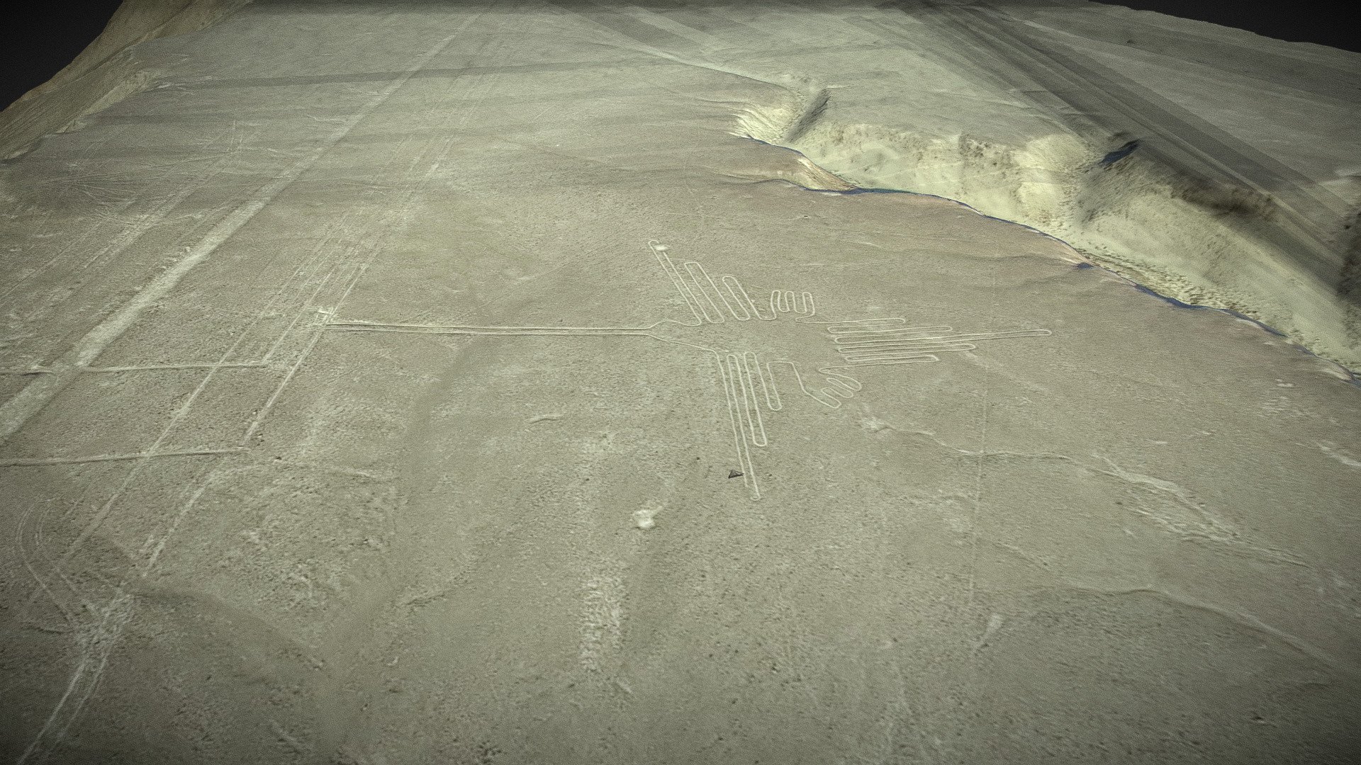 Nazca Lines BIRD | PERU - Download Free 3D model by Arqueomodel3D ...
