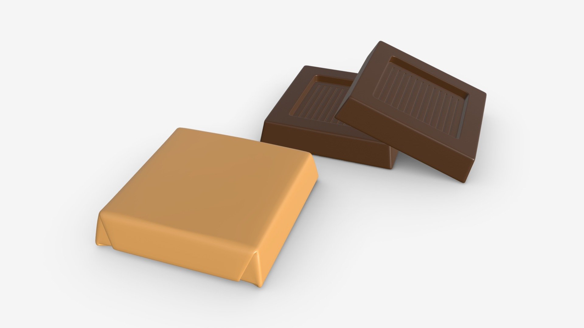 Chocolate small with packaging - Buy Royalty Free 3D model by HQ3DMOD ...