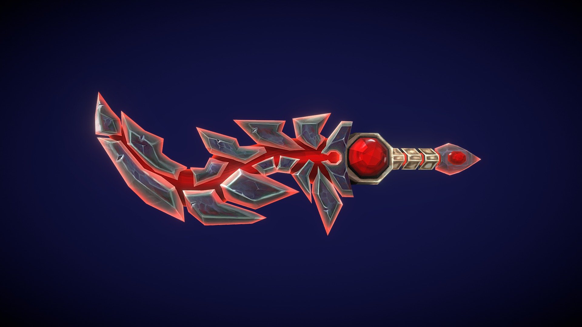 Vampire Dagger - 3D model by Oleksii_Koba [c870b25] - Sketchfab
