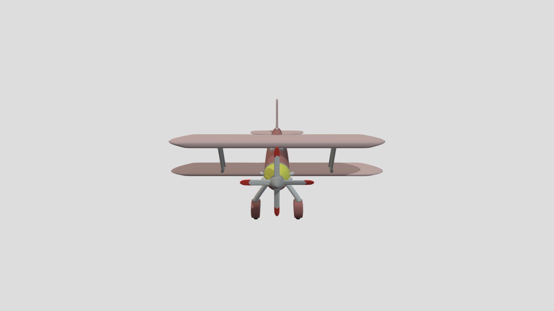 [XYZ school] Plane - Download Free 3D model by GreenFreeze (@andrey ...