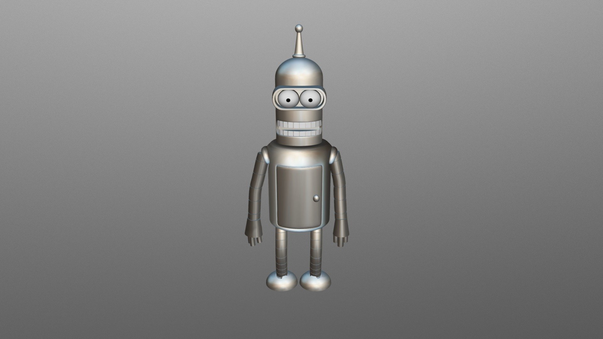 BENDER ANIMACION - 3D model by puntomedio [c87318d] - Sketchfab