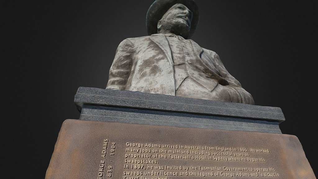 George Adams of Tattersalls Statue - 3D model by TheDarkSunProject ...