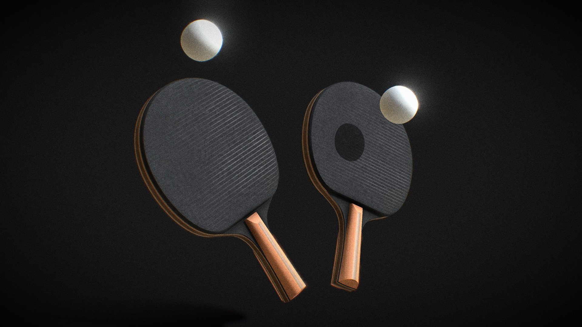 | RACKET PING - PONG | @DaddysNoise - 3D model by DaddysNoise [c874daa ...
