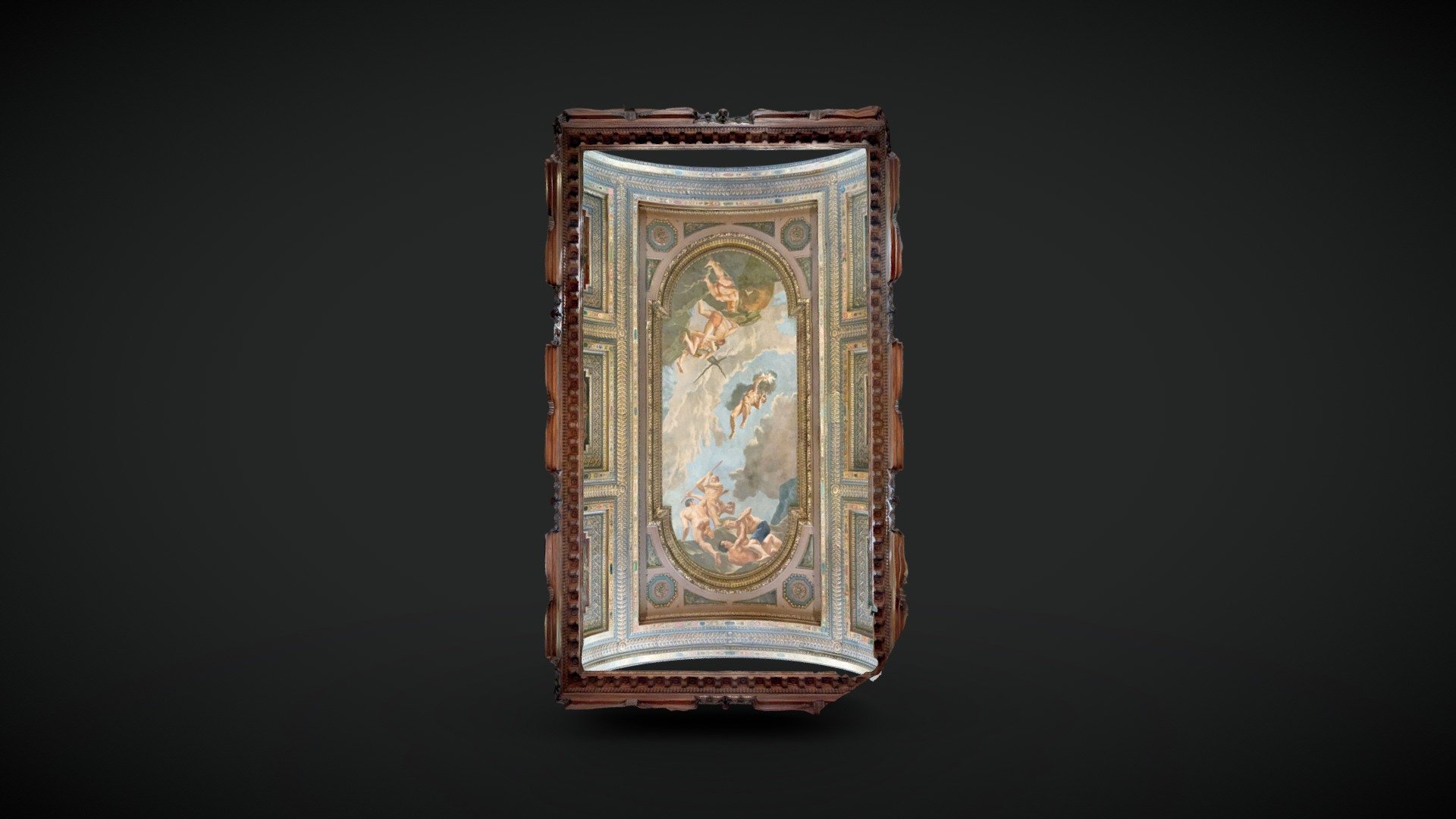 Library Mural by Artist James Wall Finn - Download Free 3D model by ...