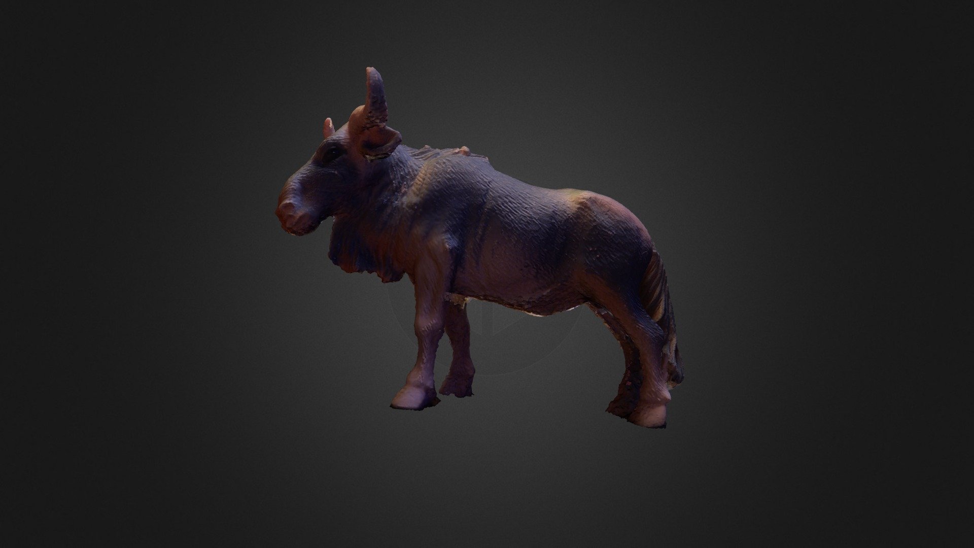 Gnu - 3D model by luigismith [c878484] - Sketchfab