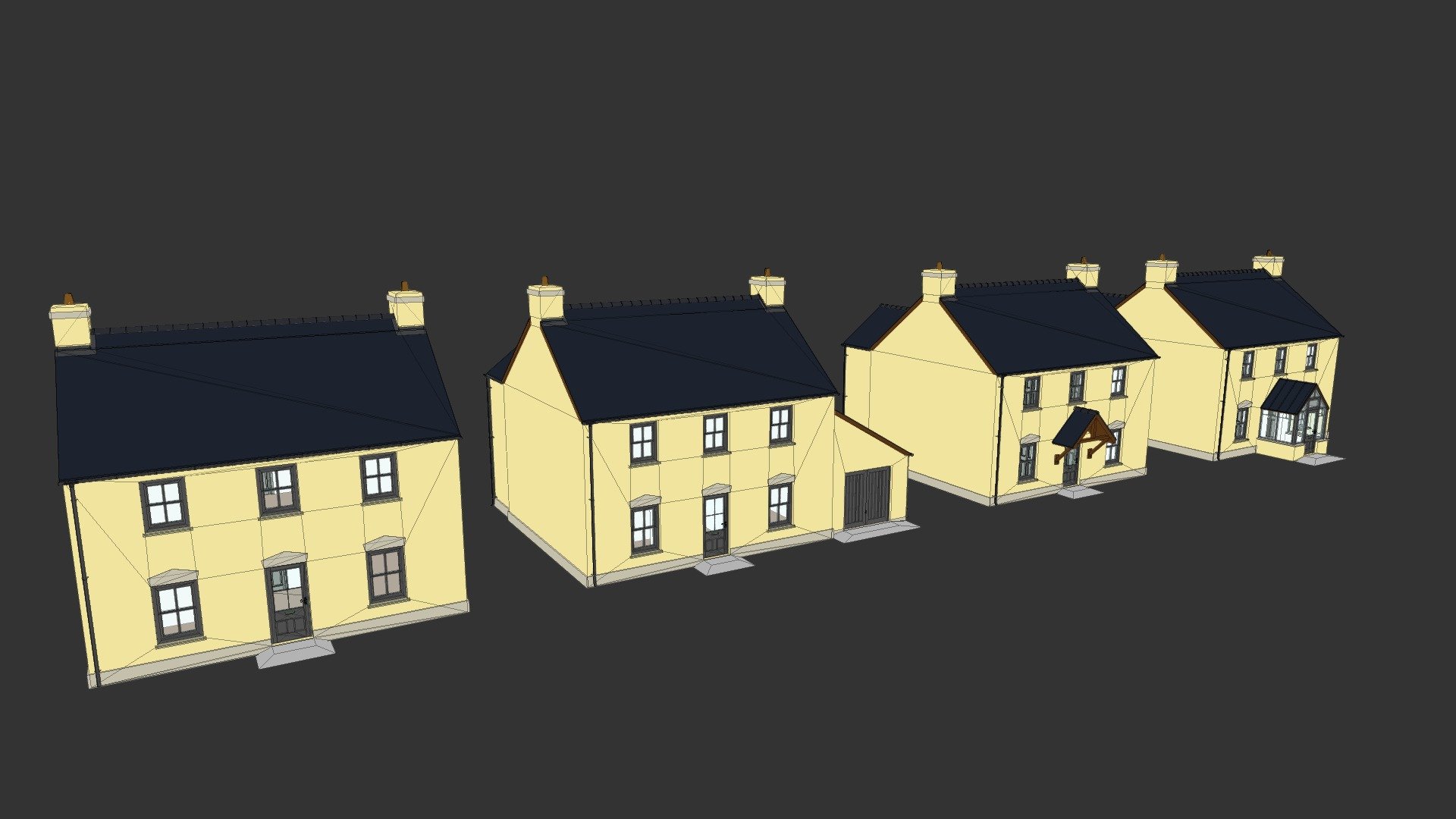 Church Fields - House Type B - 3D model by iCreate3d.com [c87ad09 ...