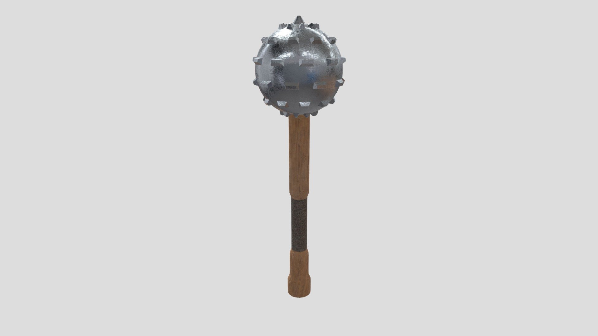 Simple Steel Mace - 3D model by Lemonborn [c87cdf9] - Sketchfab