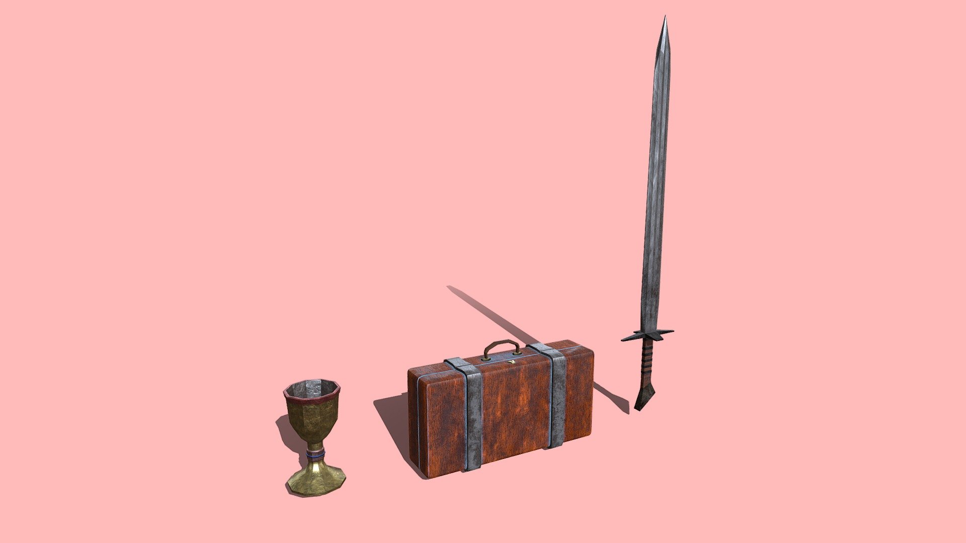 Set of 3 Fantasy Decor Props - Download Free 3D model by Edgar Arrieta ...