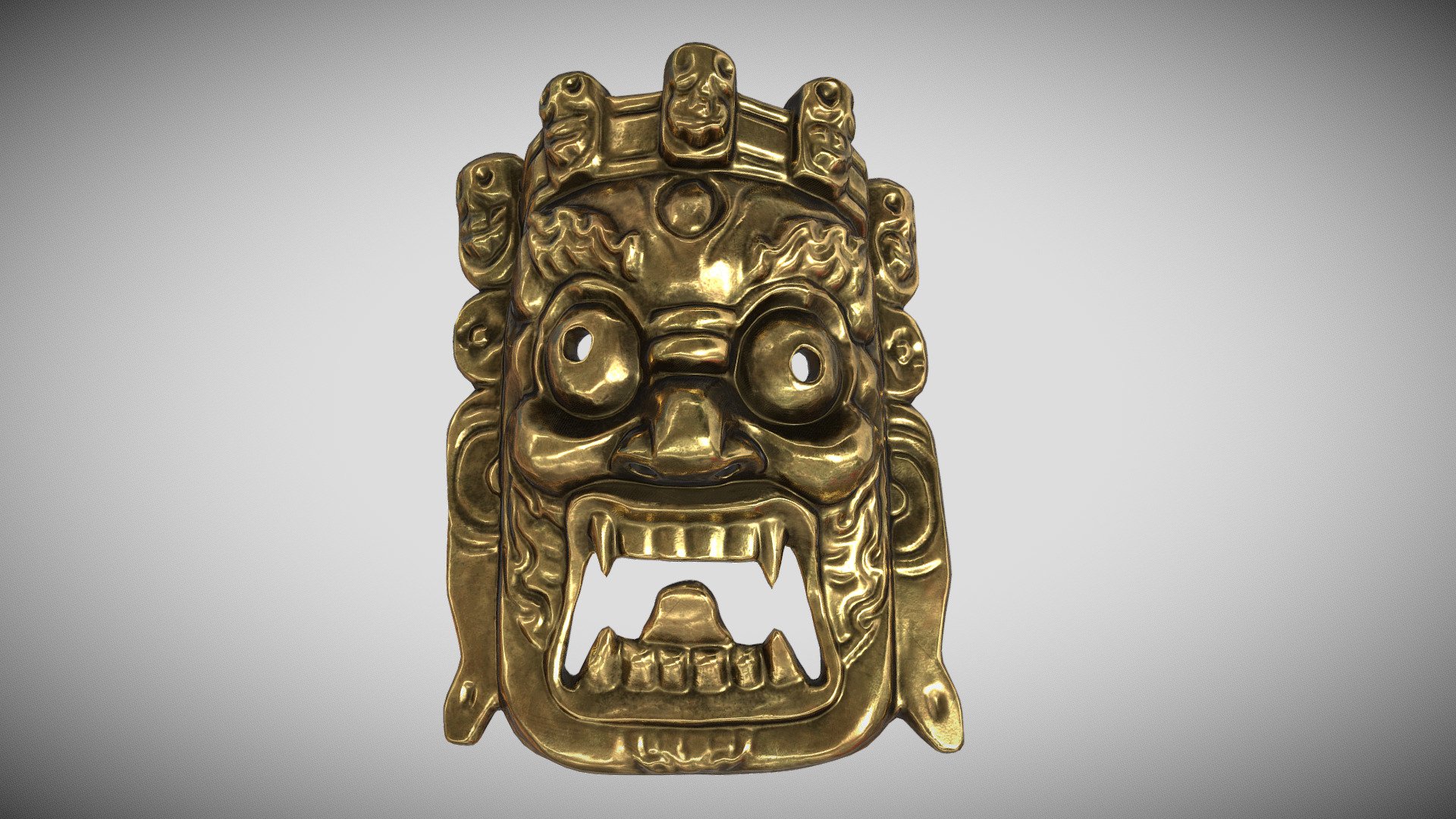 Metal Tribal mask - Download Free 3D model by Alessandro Zanetti ...