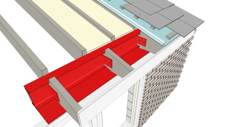 steel in roof void - 3D model by fretwells [c87e8a7] - Sketchfab