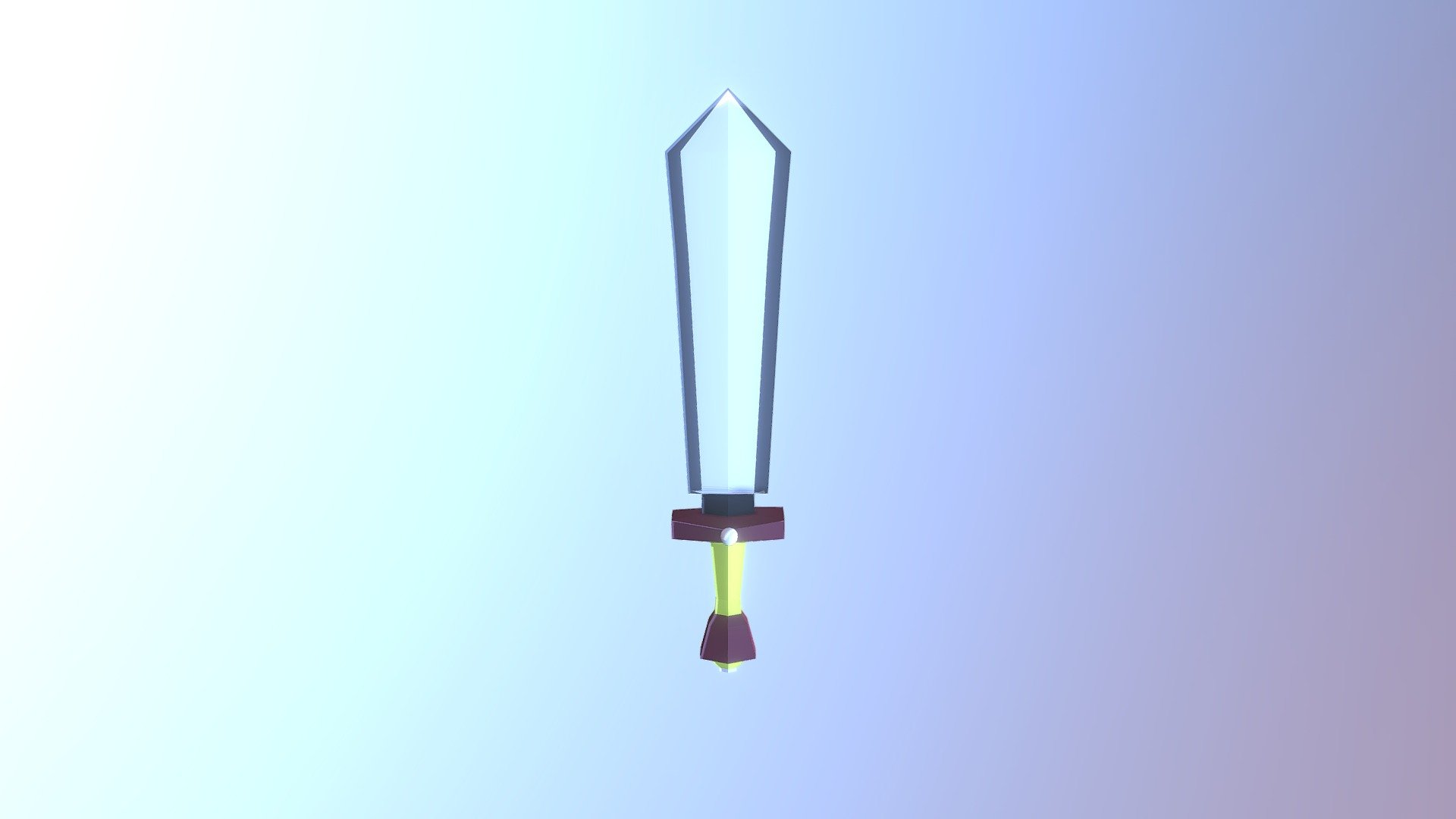 The sword :D - Download Free 3D model by S1mple1 [c87ec53] - Sketchfab