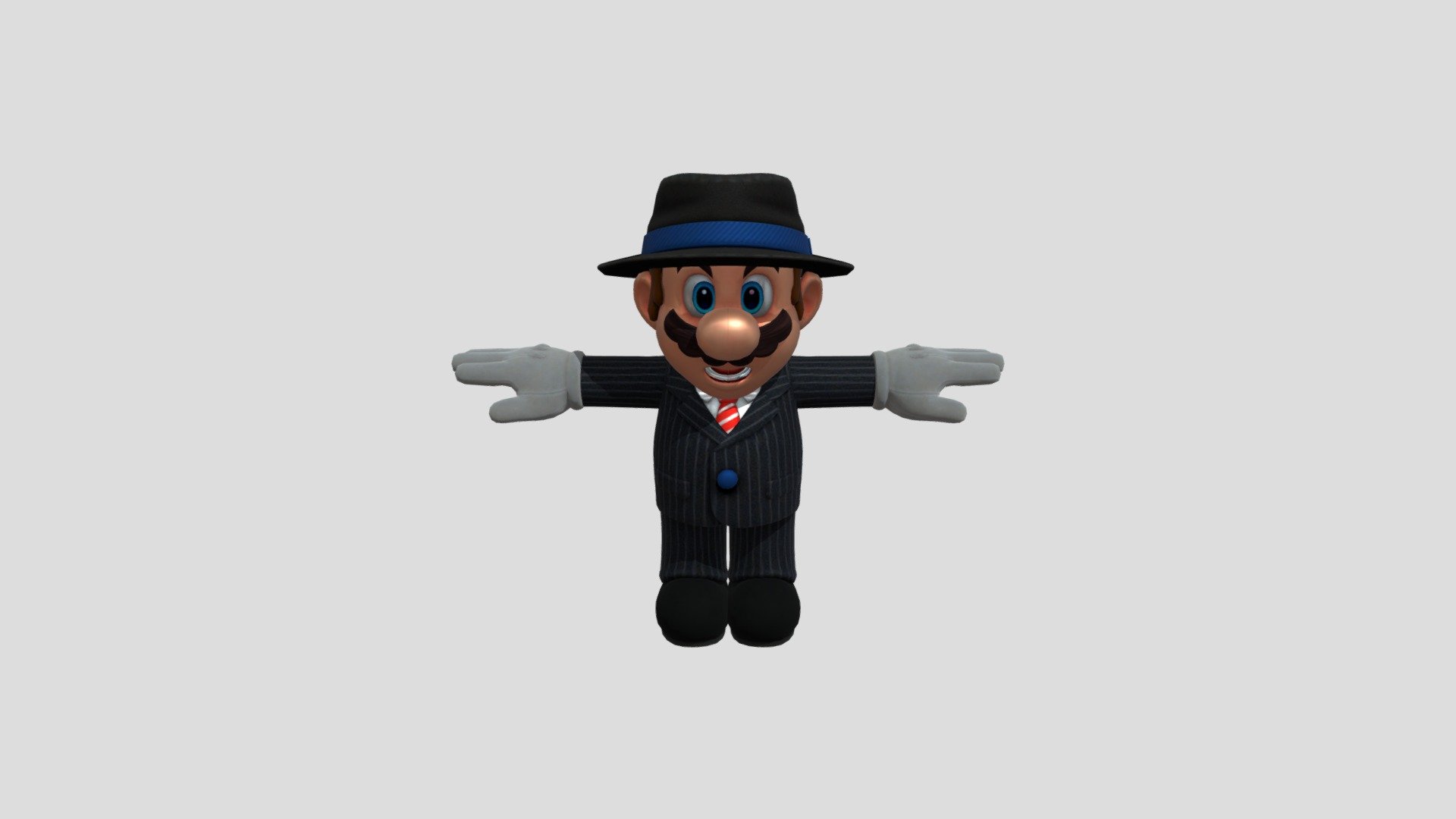 super Mario in a classy outfit. - Download Free 3D model by ...