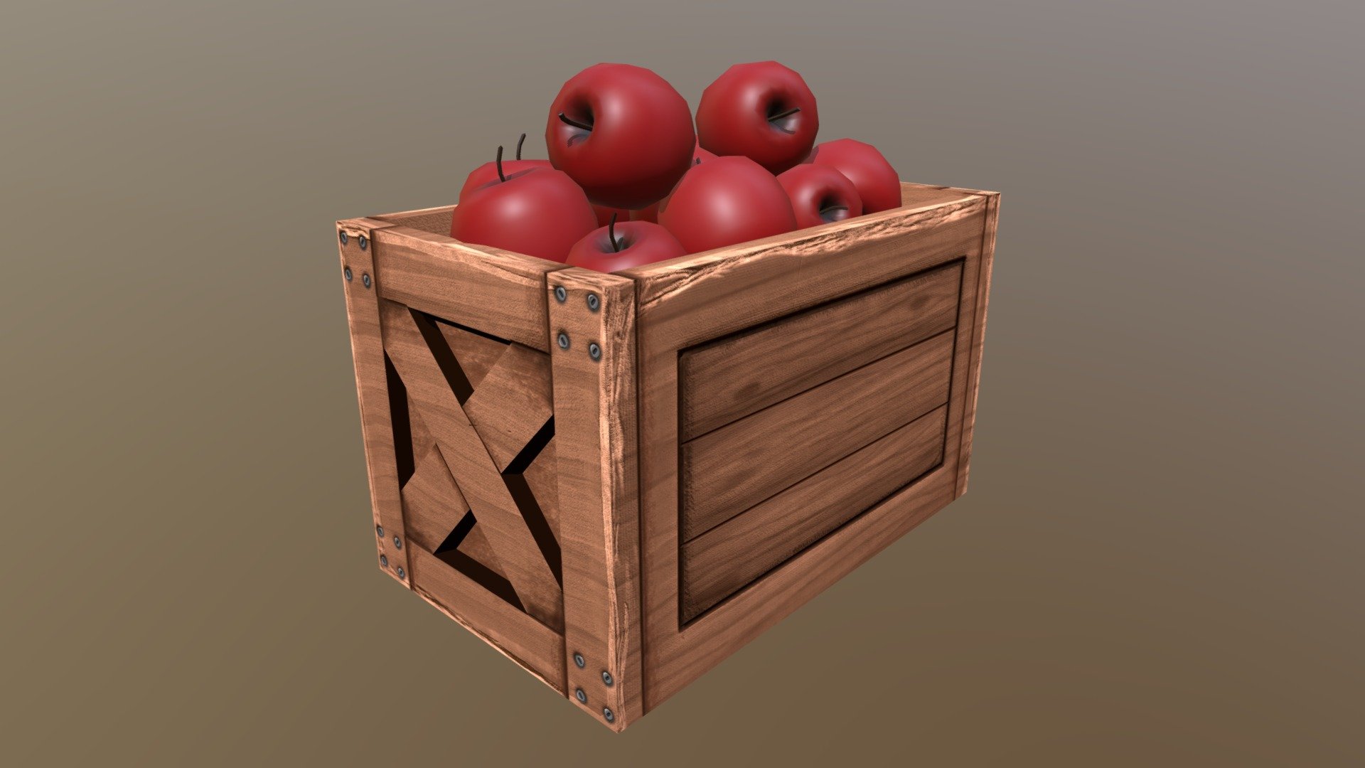 Apple Crate - Download Free 3D model by hako (@hako25AI) [c88127d ...