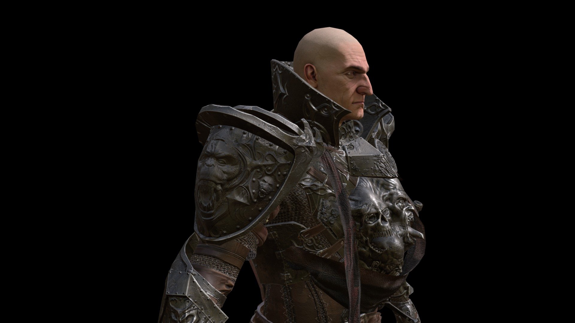 DarkKnight - Buy Royalty Free 3D model by dremorn [c8814e4] - Sketchfab Store