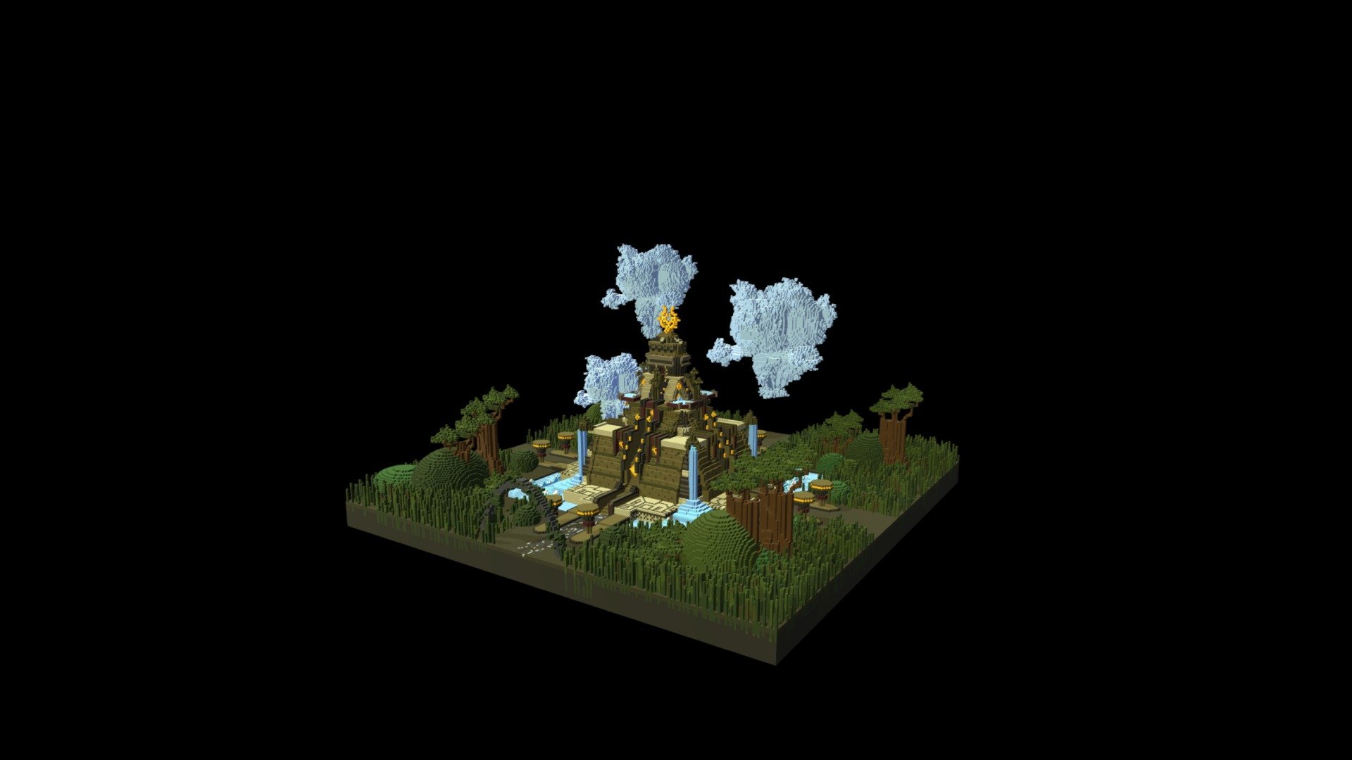 temple - 3D model by darkcatabissum [c882565] - Sketchfab