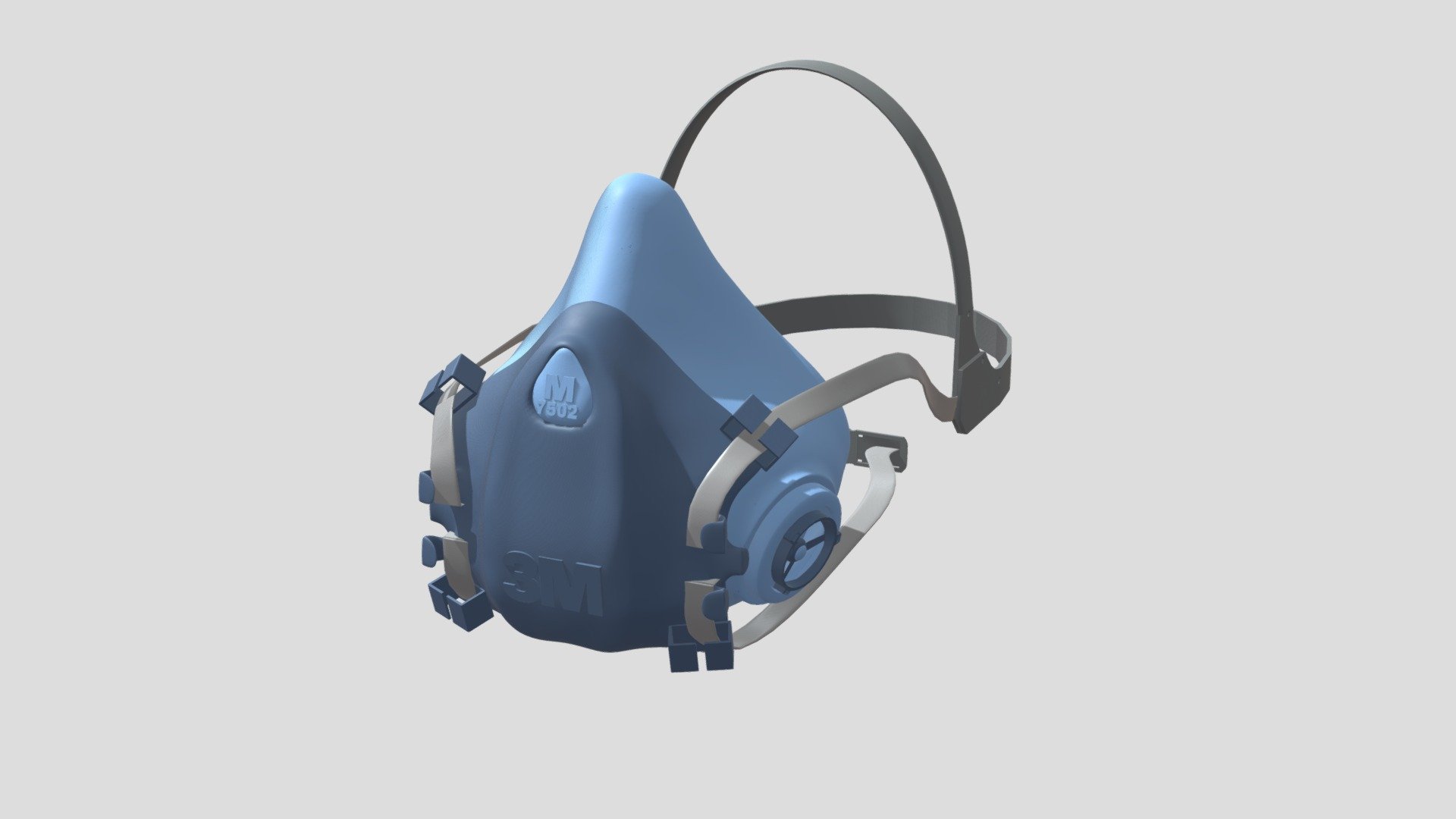 Mask respirator 3M - 3D model by AngelCR (@angelcr12) [c883167] - Sketchfab