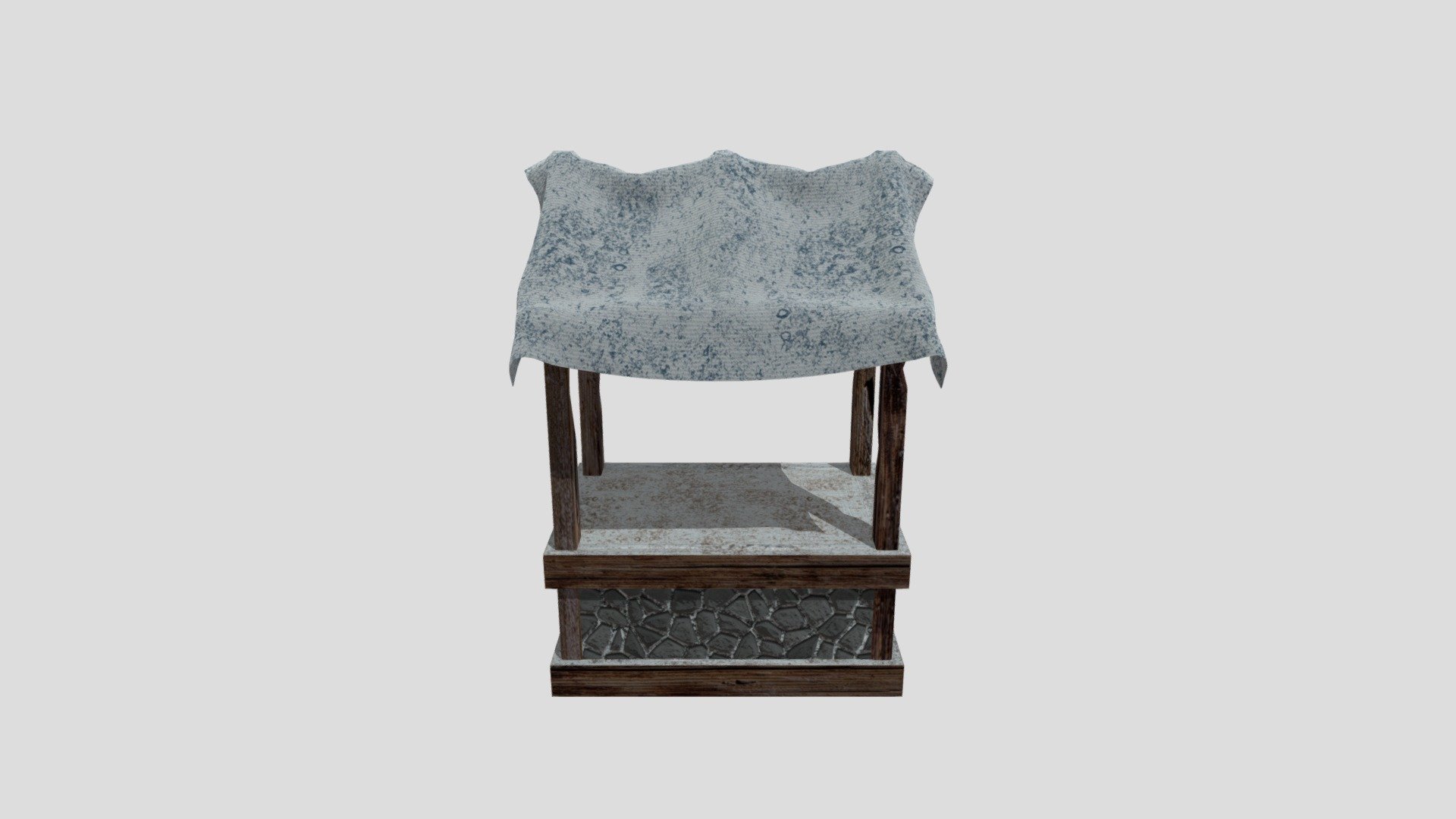 Market Stand-Medieval - 3D model by Incarnate [c884873] - Sketchfab