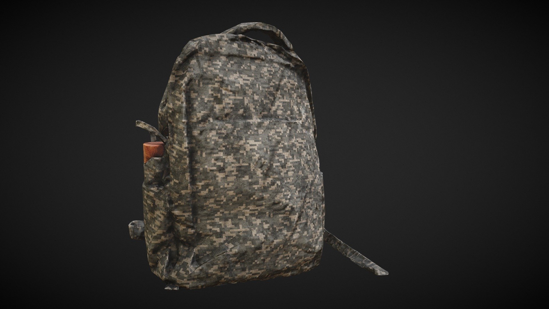 Photo scanned Military Backpack - 3D model by RCat3d [c884a82] - Sketchfab