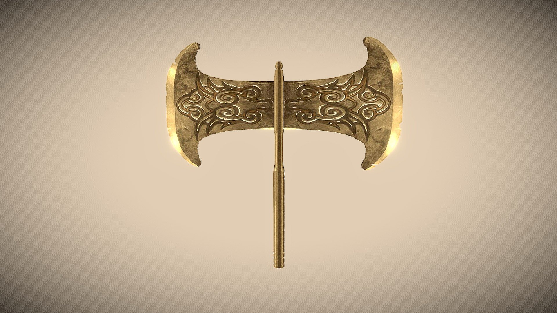 Labrys Ceromonial Axe - 3D model by Ronzo [c886dc1] - Sketchfab