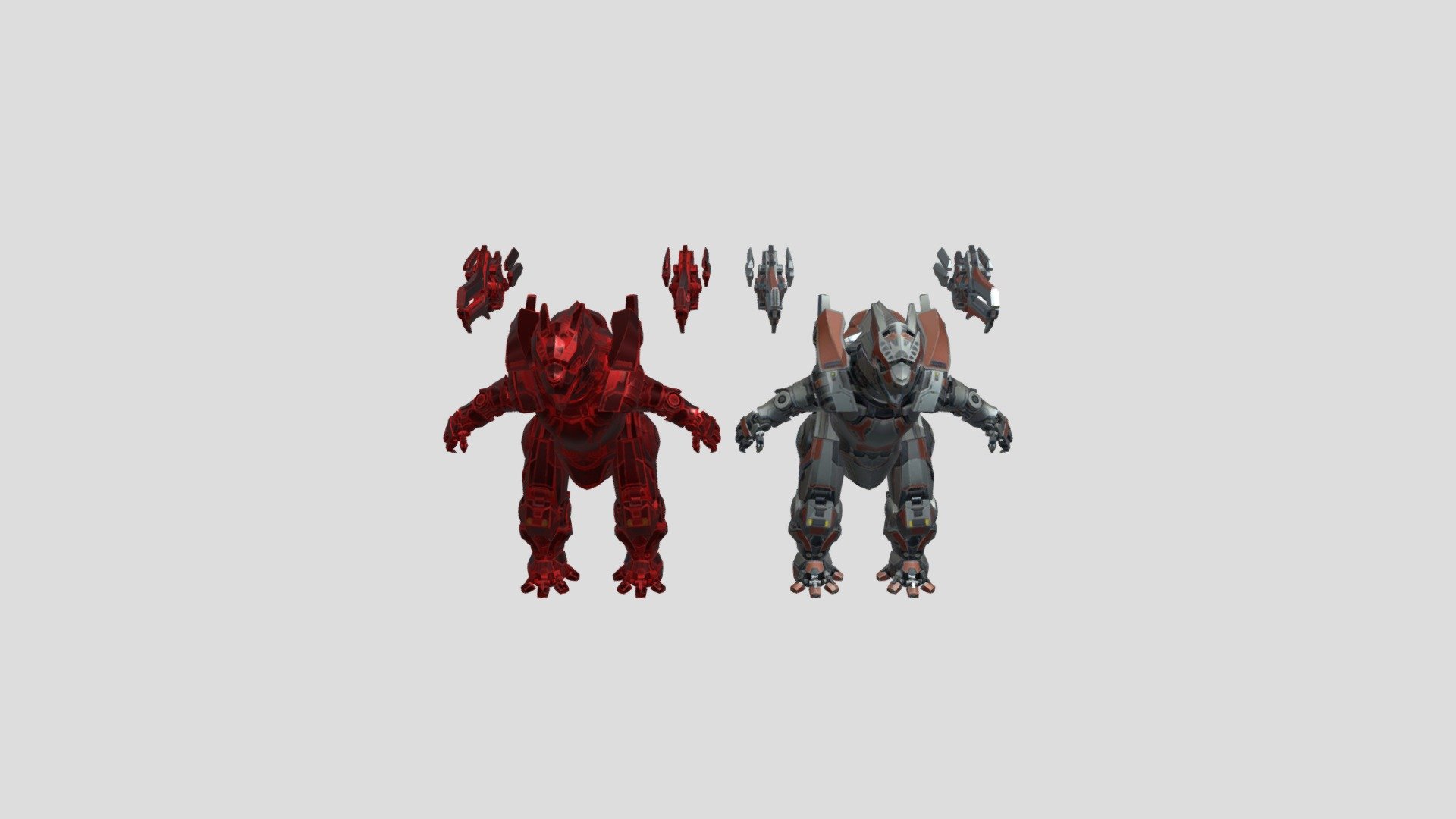 Monster Evolution Hit & Smash "MechaGodzilla" - Download Free 3D model ...