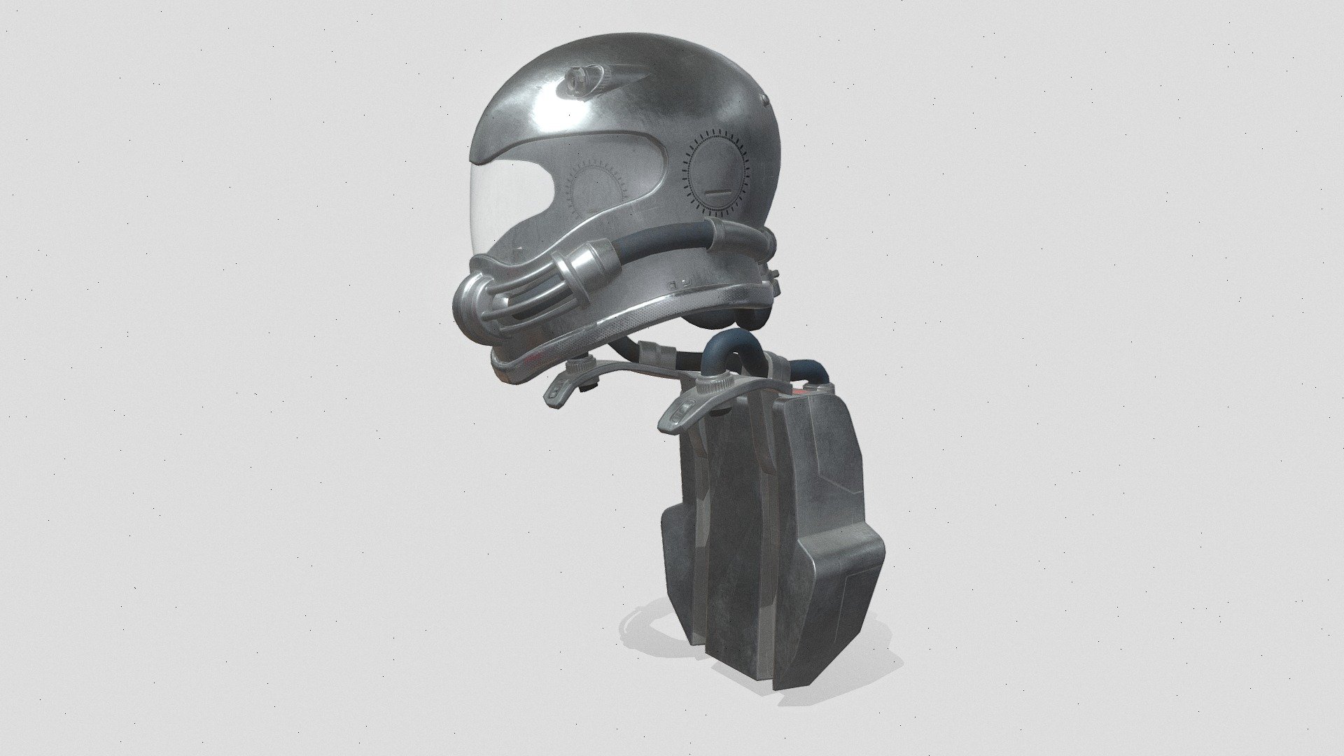 Space Engineer Helmet and Backpack - Download Free 3D model by ...