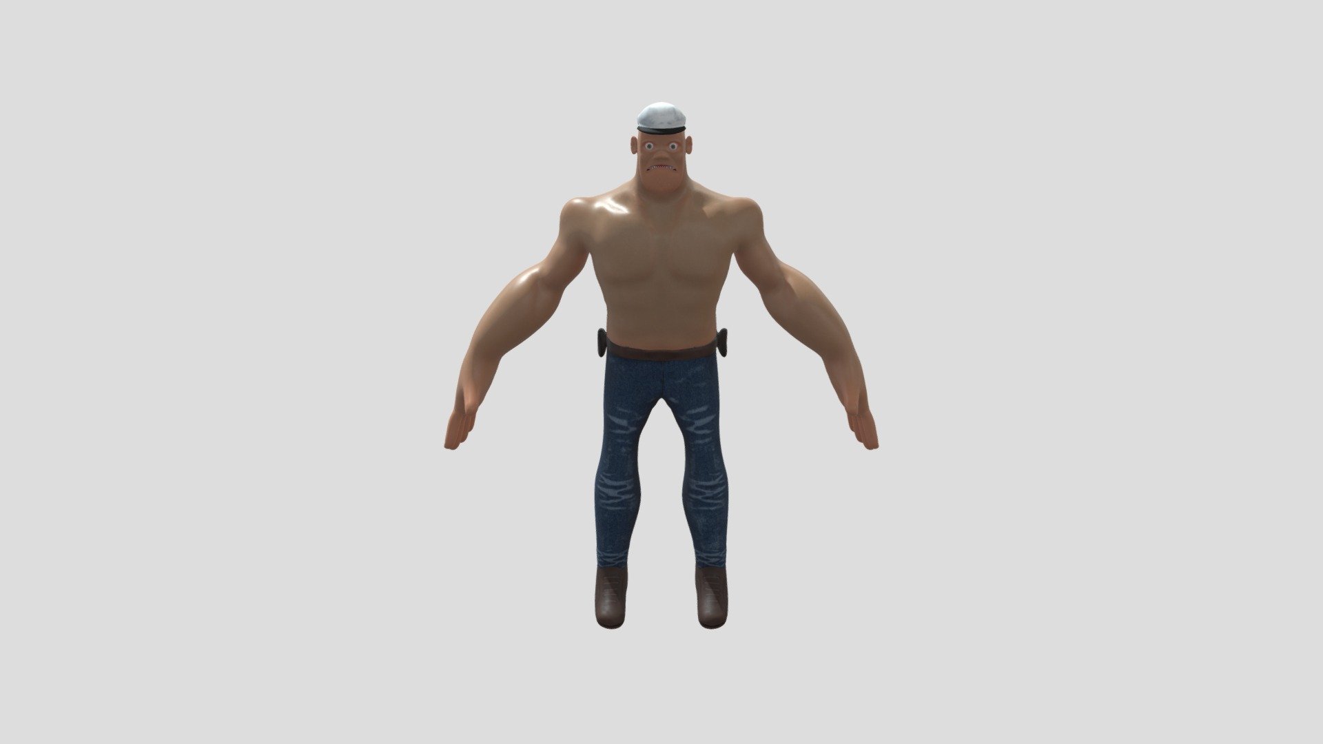 Popeye FanArt - 3D model by adri33tomas [c889ec3] - Sketchfab