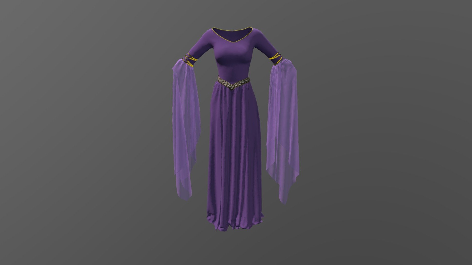 Renaissance Dress - 3D model by sowers123 [c88a083] - Sketchfab