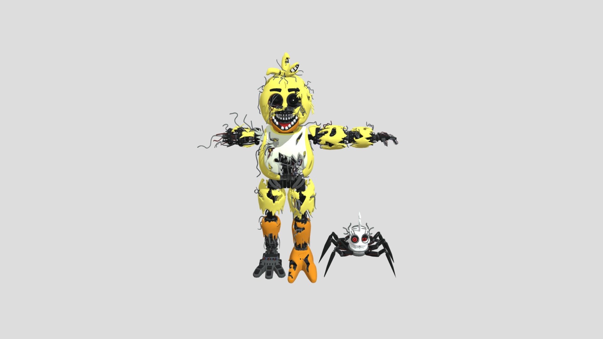 Scrap Chica - Download Free 3D model by _DrDze_ [c88c023] - Sketchfab