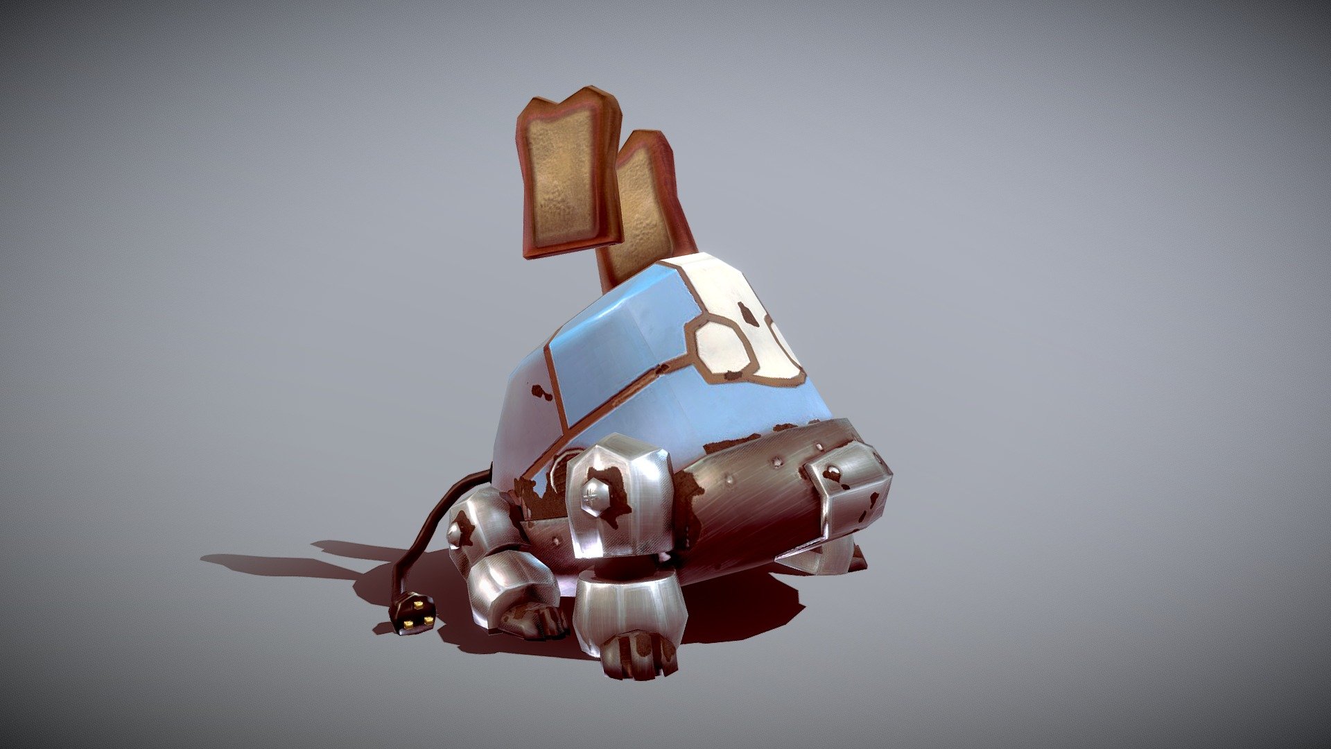 Toasty the robot - 3D model by AnaSalcedo [c88ce03] - Sketchfab