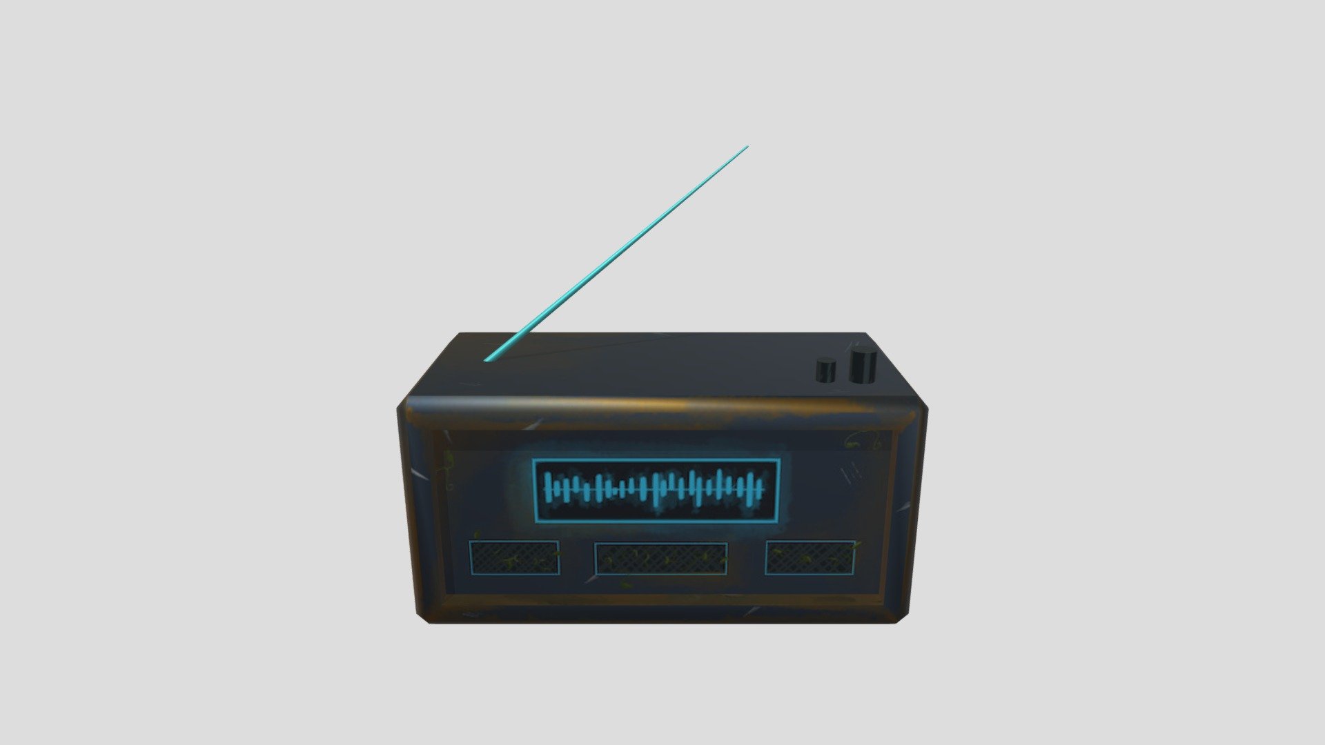 Abondoned Futuristic Radio - 3D model by Hannah Kok (@MieneMijn ...