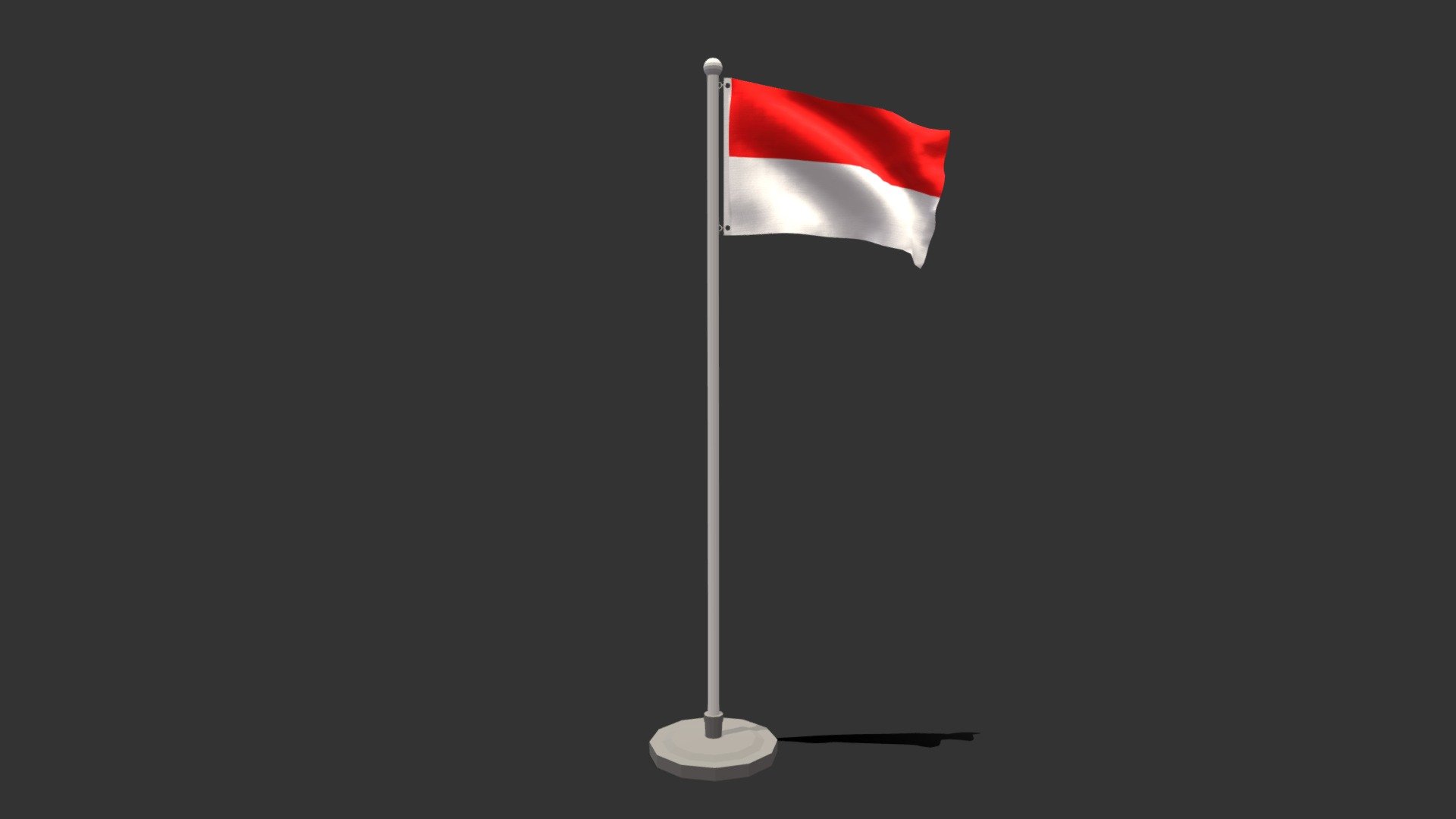 Low Poly Seamless Animated Indonesia Flag - Buy Royalty Free 3D model ...