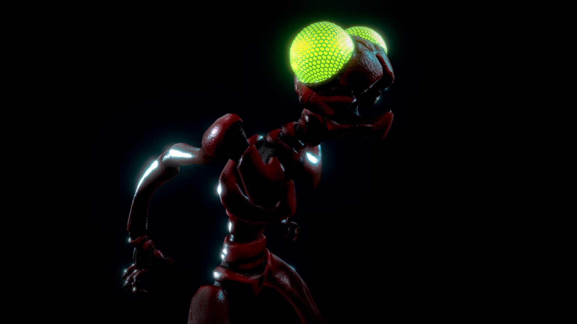Insectoid - 3D model by oldarmodillo [c88e906] - Sketchfab