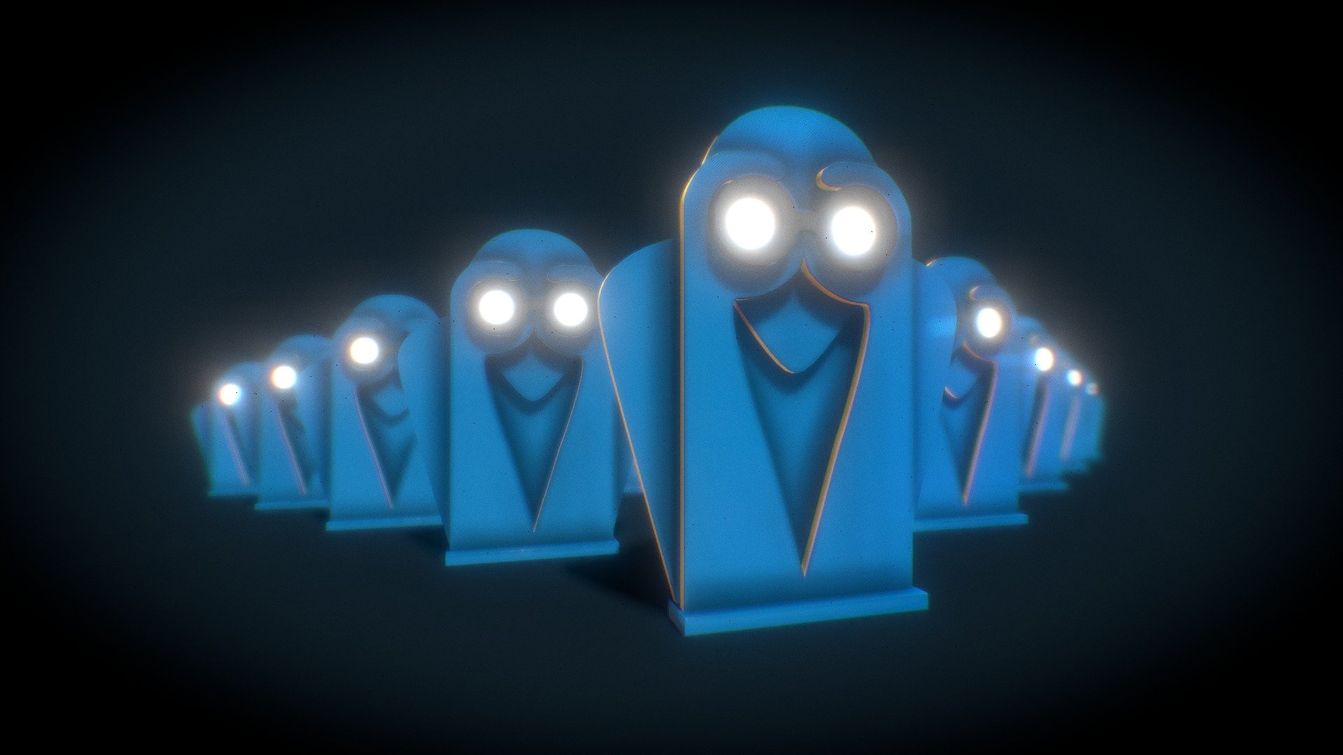 Equinoxe Jean Michel Jarre Mascot - 3D model by krasowski [c88f756 ...