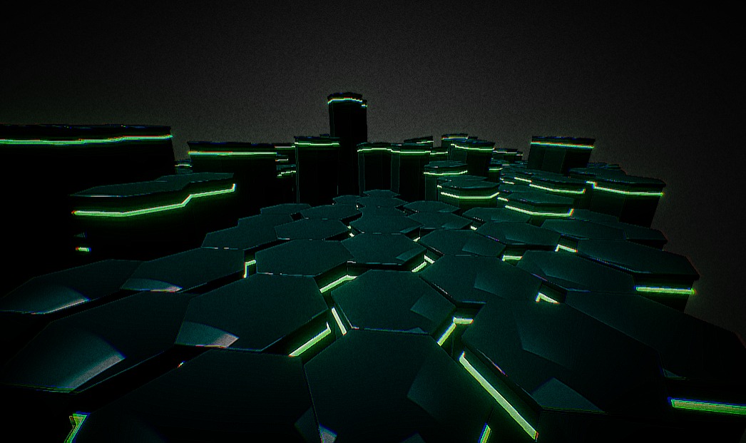 hexagon landscape - 3D model by ivan_amad [c890edb] - Sketchfab