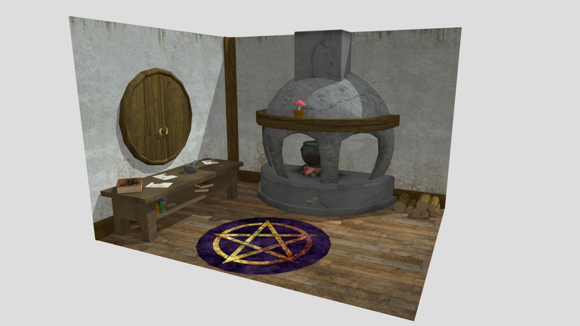 Fantasy Kitchen - 3D model by KatWilliams [c8910c4] - Sketchfab