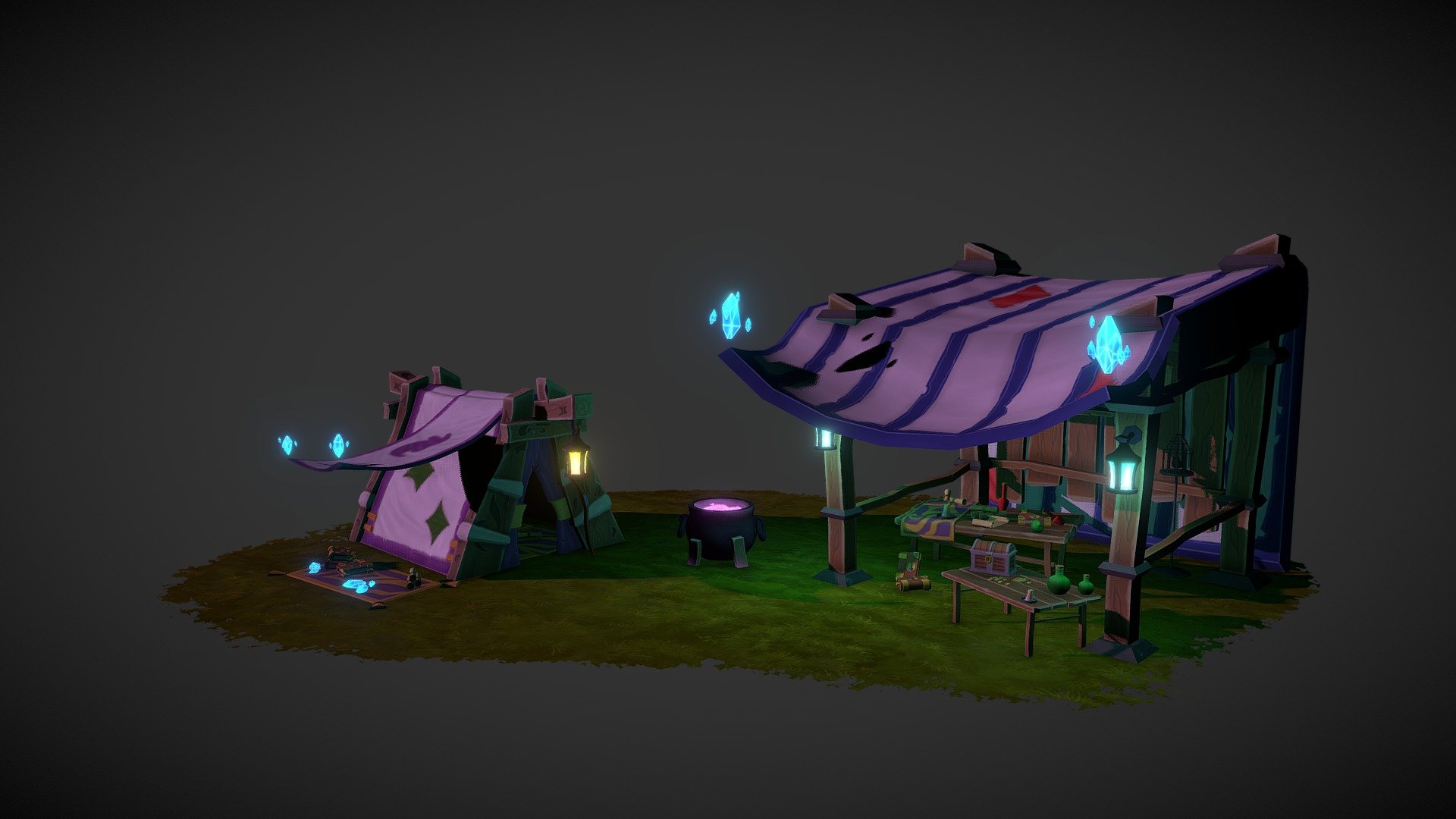 Magic Shop - 3D model by Francesco_Inca [c891467] - Sketchfab
