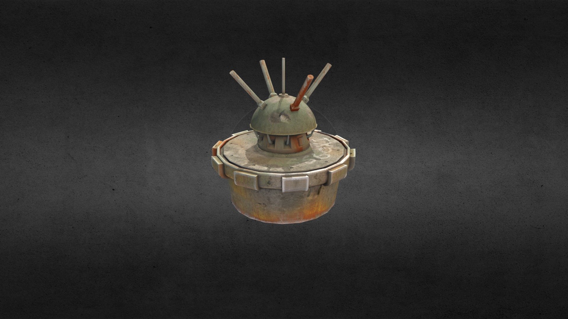 landmine game asset - 3D model by Mathias.Millioud [c891cfe] - Sketchfab