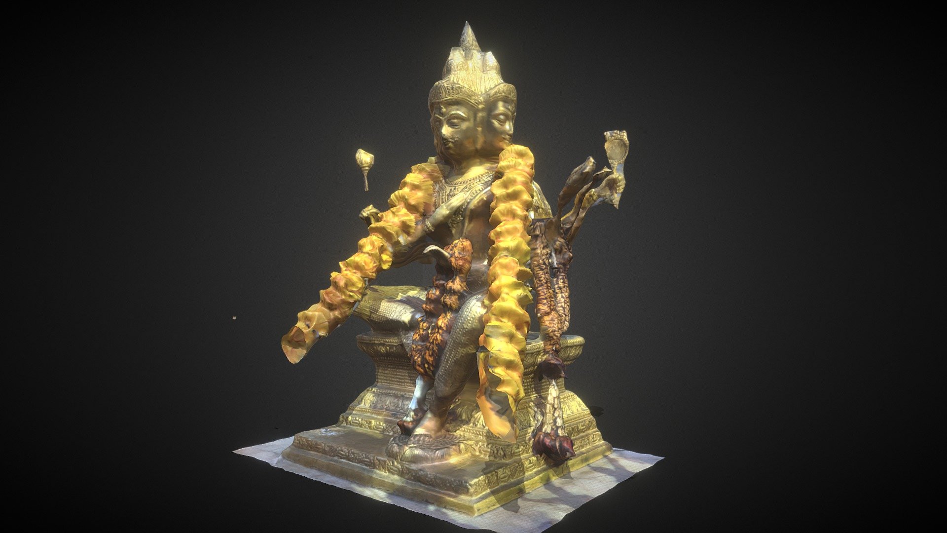 brahma statue - Download Free 3D model by KimtueKP [c893e9e] - Sketchfab