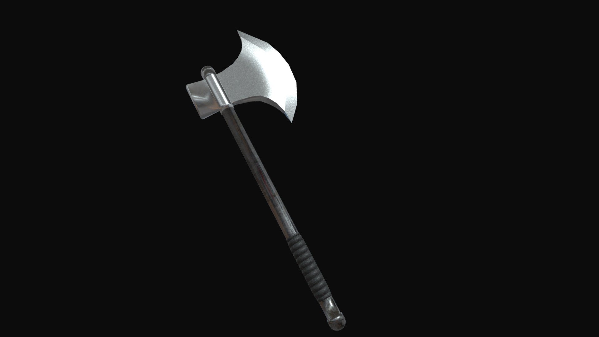 Low-Poly Medieval Metal Axe - 3D model by Sc00P (@Sc00P1) [c896688 ...
