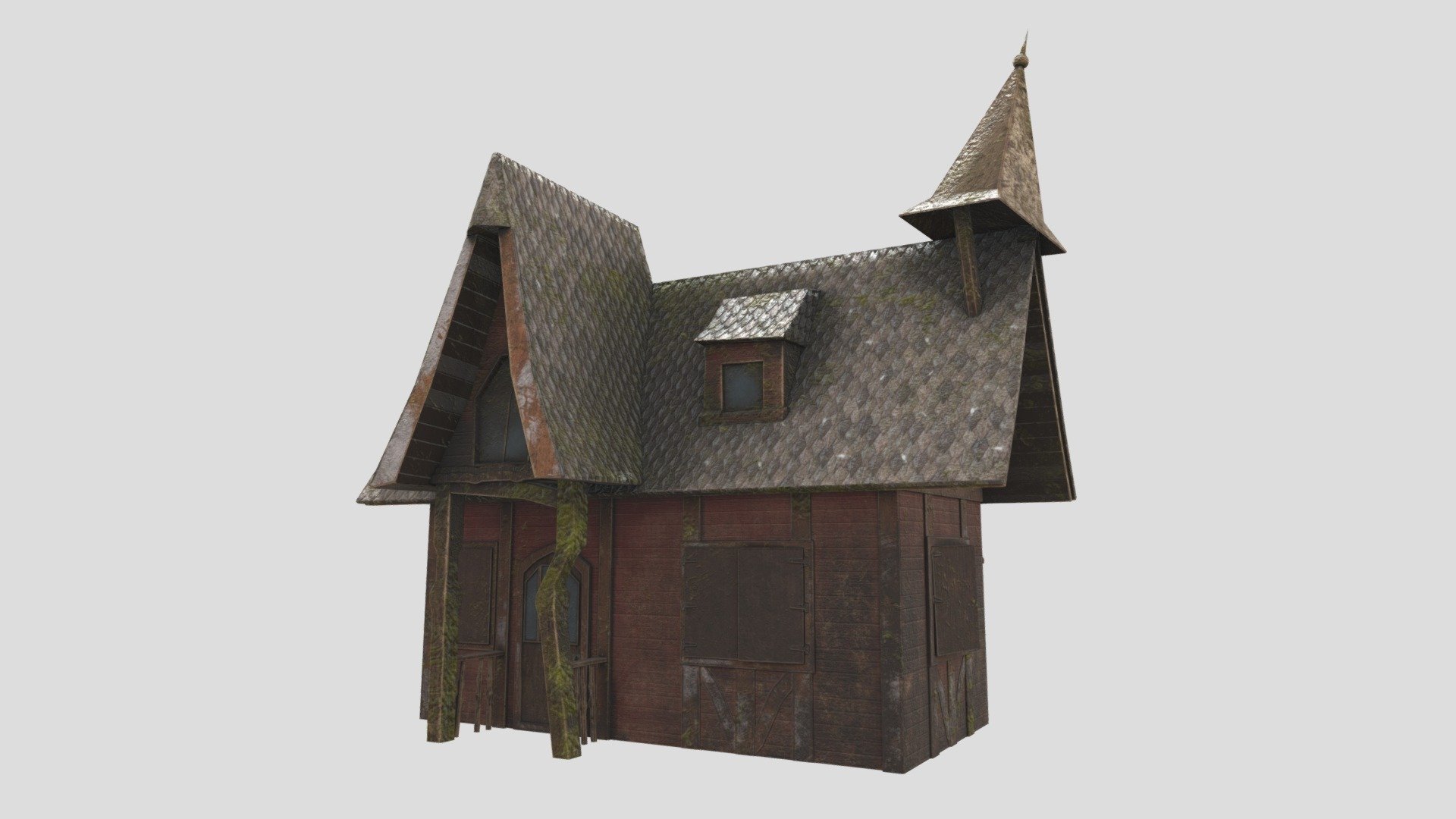 Swamp house - 3D model by Simona Barboiu (@ysimo) [c8969b7] - Sketchfab