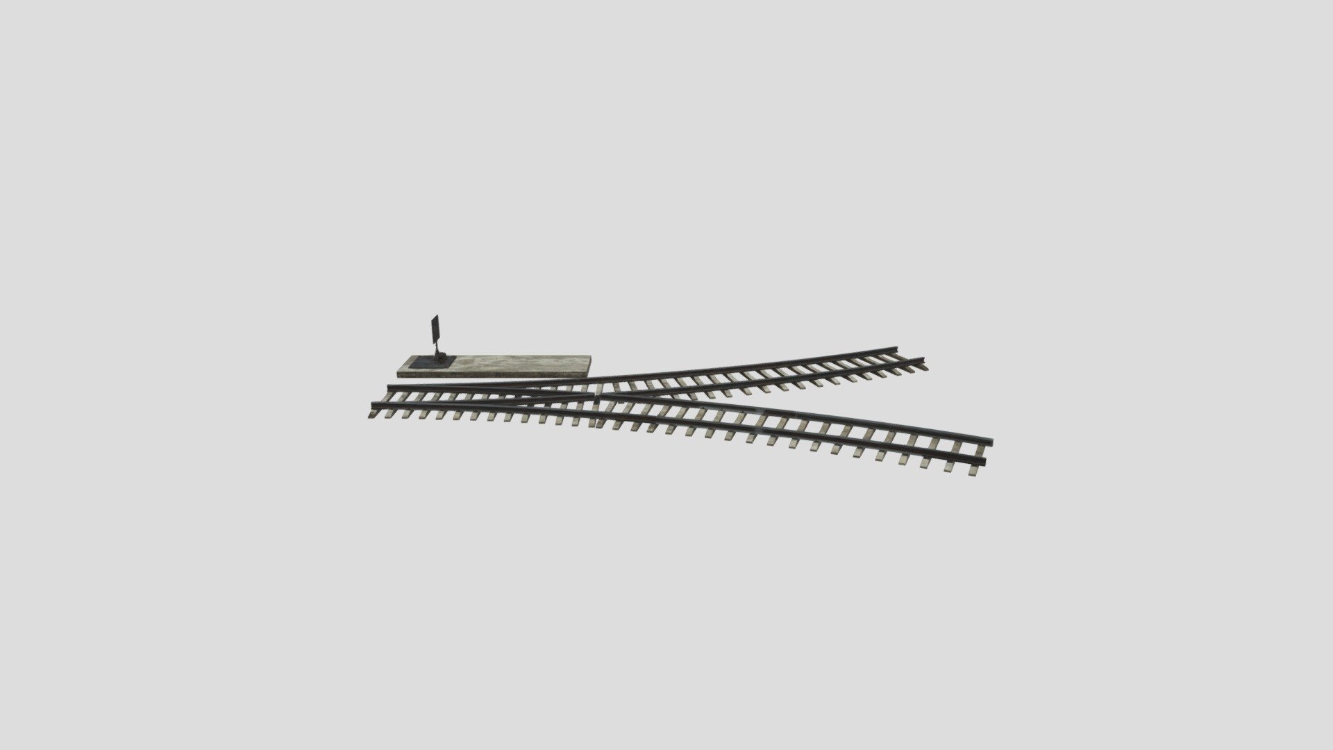 railway tracks 29 AM223 Archmodel - Buy Royalty Free 3D model by ...