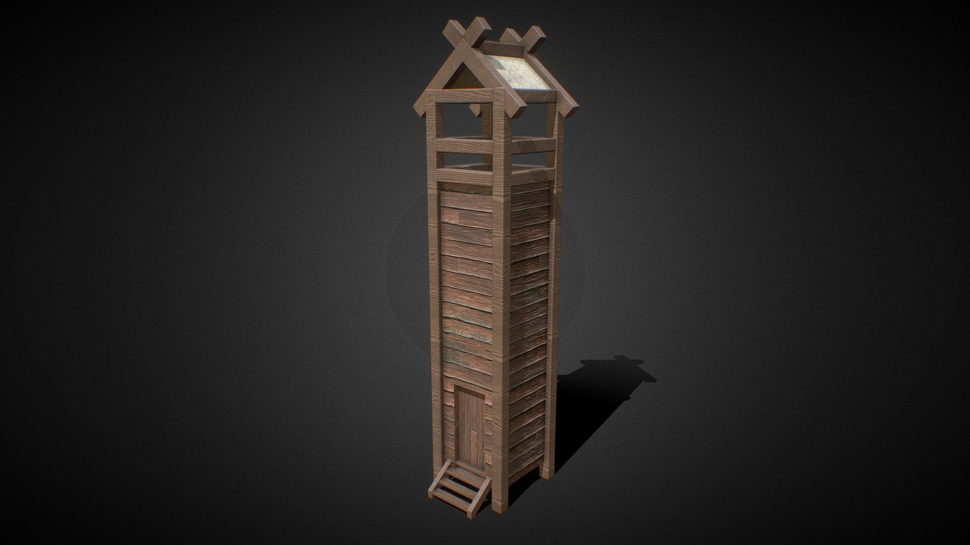 Valheim Tower (Viking Architecture) - Download Free 3D model by Alben ...