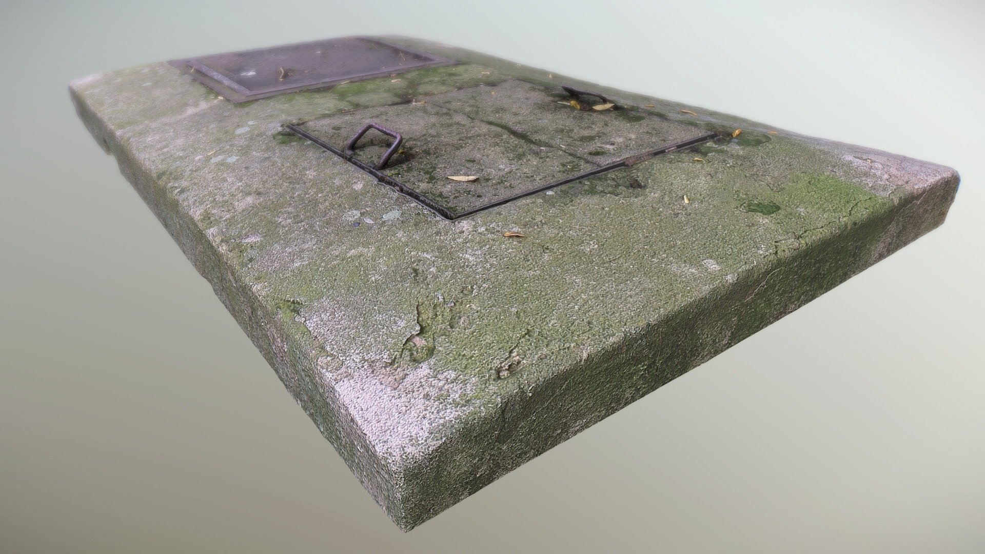 Concrete hatch with iron inputs - Download Free 3D model by 3dhdscan ...