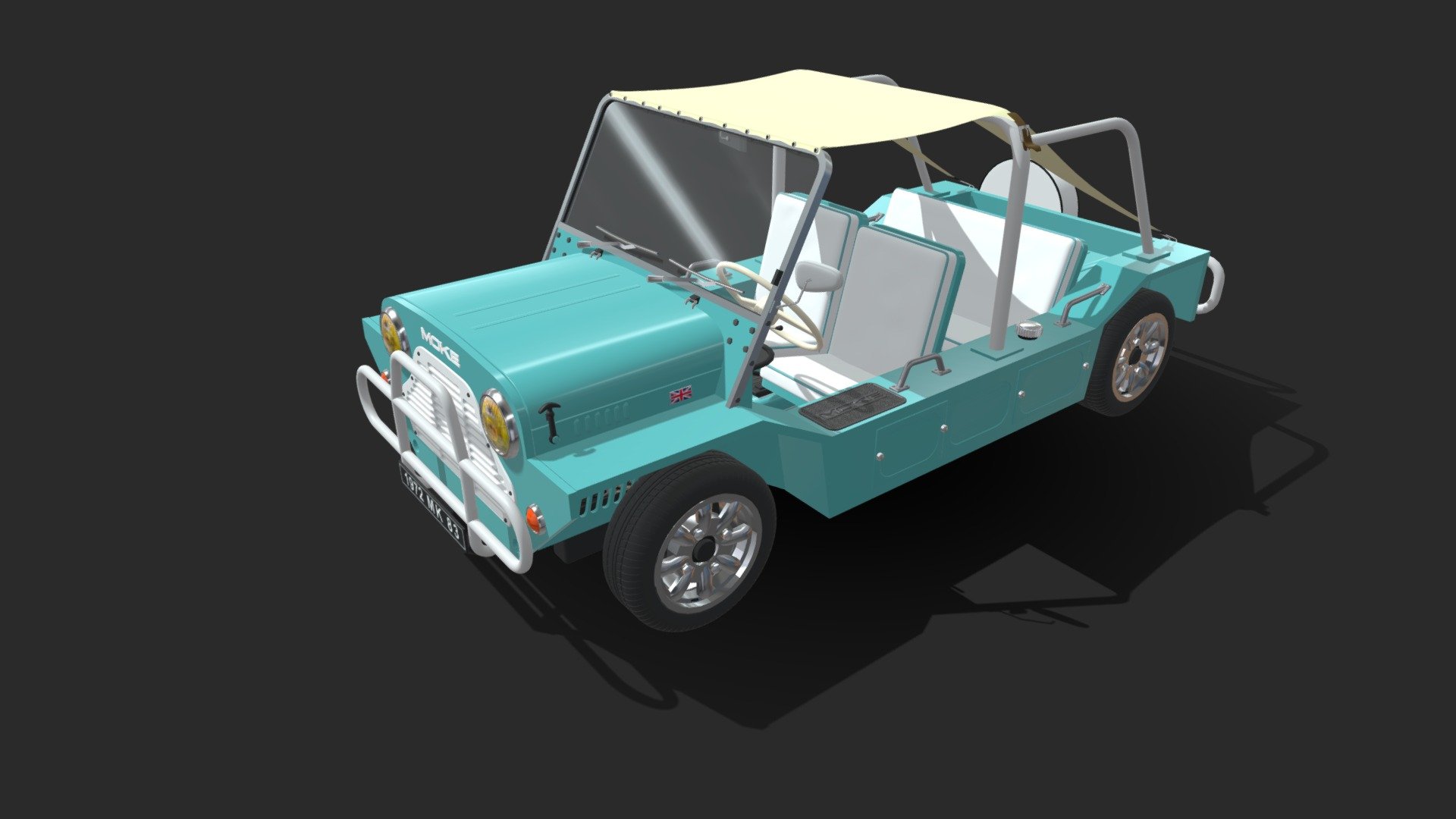 Mini Moke austin - Download Free 3D model by Configcars : maxipano360 ...