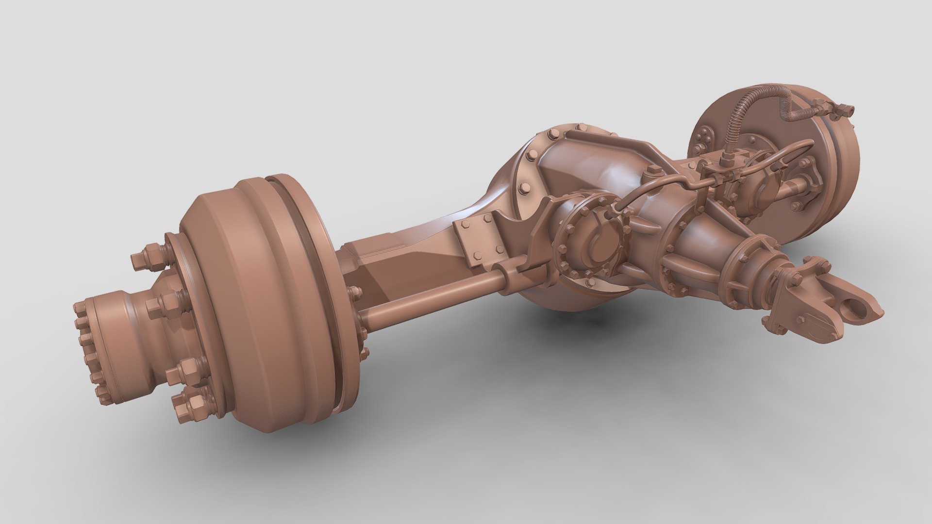 ЗИС-150_1948-Rear axle - 3D model by StarTone [c8a0f9e] - Sketchfab
