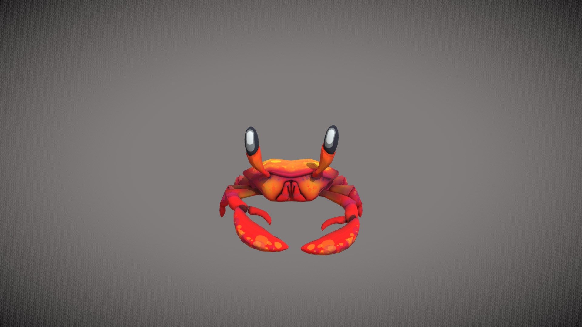 Red Crab - 3D model by Ilyadem [c8a1558] - Sketchfab