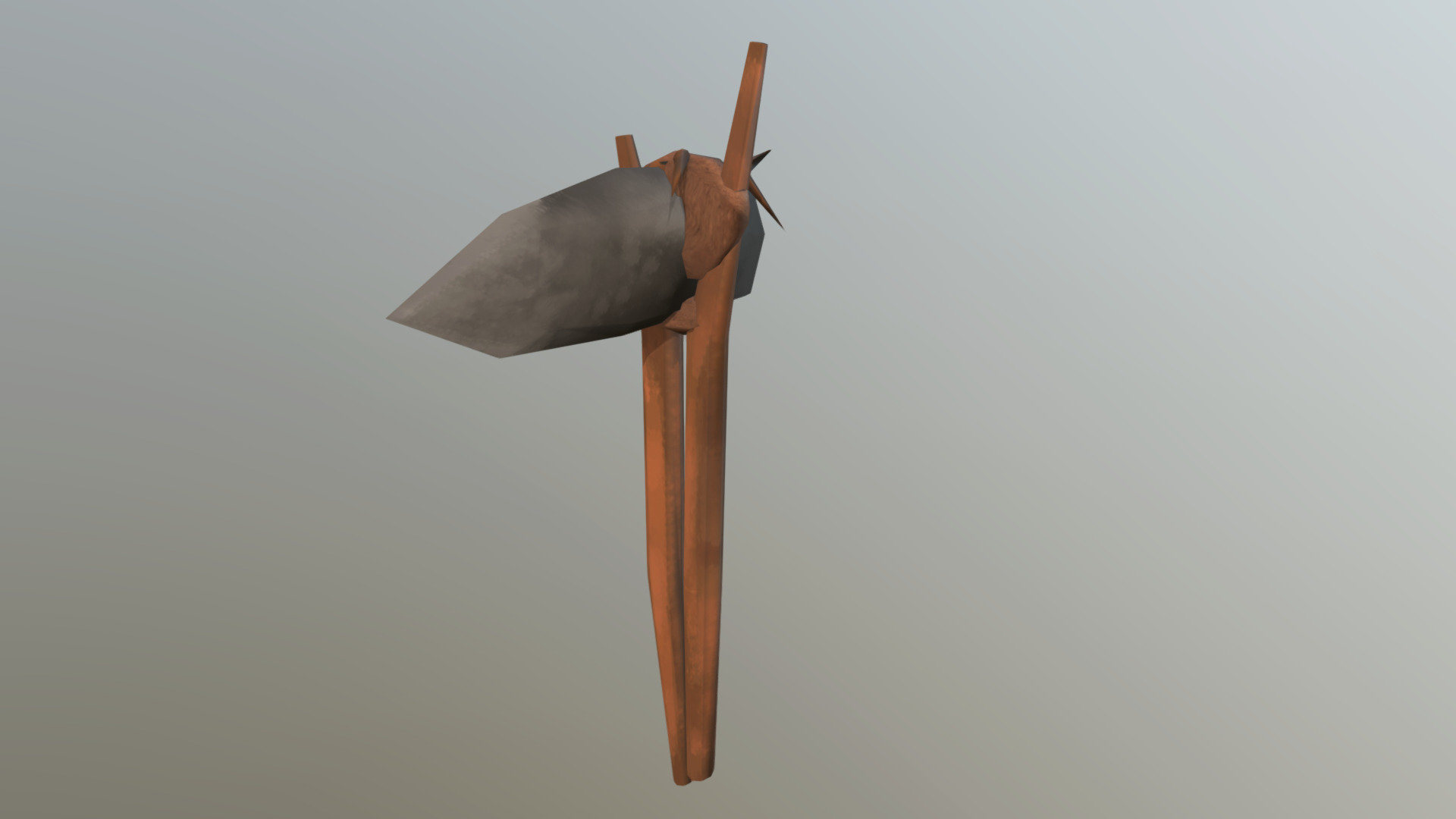 Flint pickaxe - 3D model by basaltenburg [c8a28ad] - Sketchfab