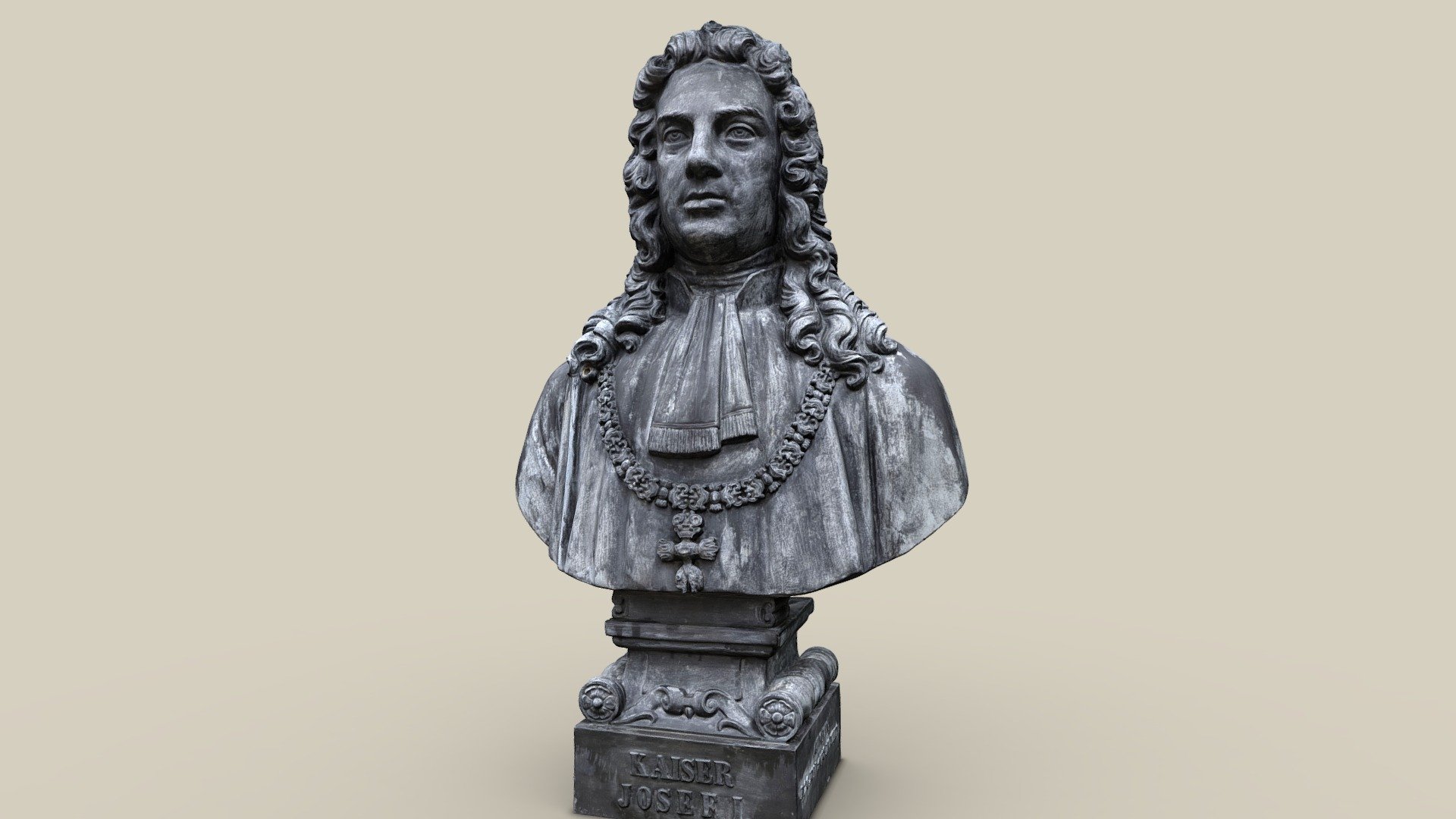 Büste Josef I. - 3D model by noe-3d.at (@www.noe-3d.at) [c8a3f88 ...